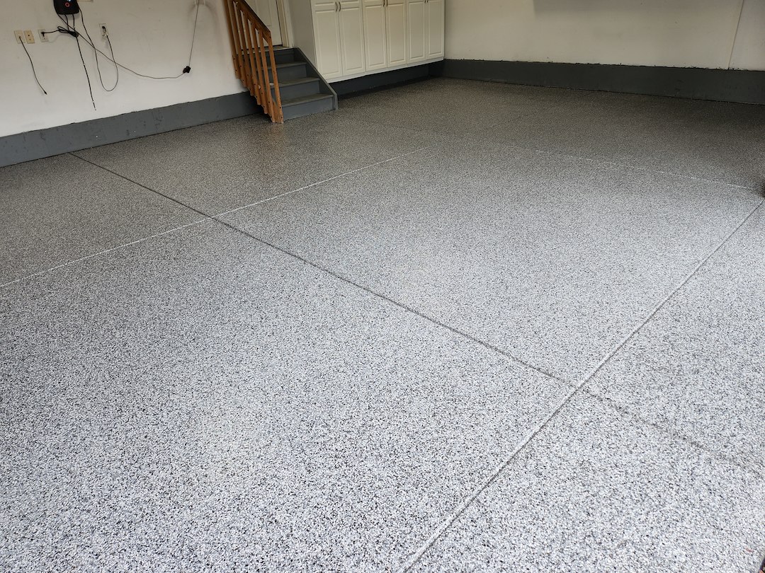 Replacing Old Nasty Epoxy Garage Floor With Beautiful Long-Lasting ...